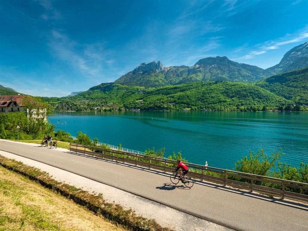 Voie verte du lac d'Annecy : piste cyclable & parcours